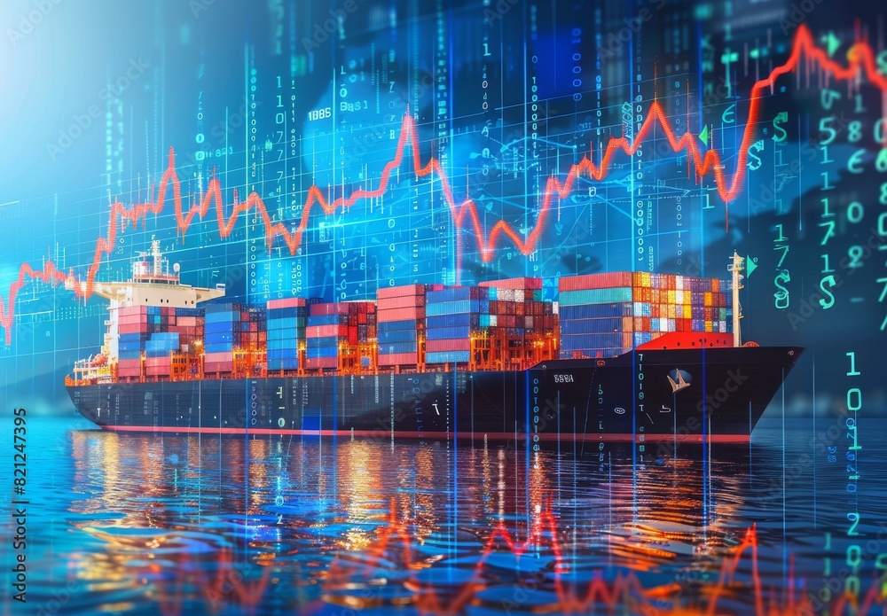 Analysis of container cargo ships in global business logistics ...