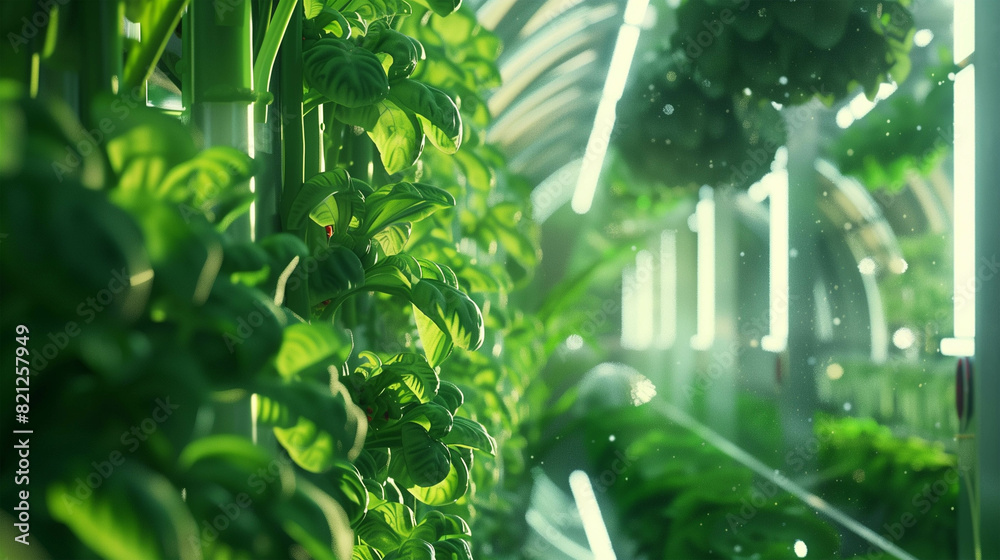 Revolution in agriculture, high-tech farming methods like vertical ...