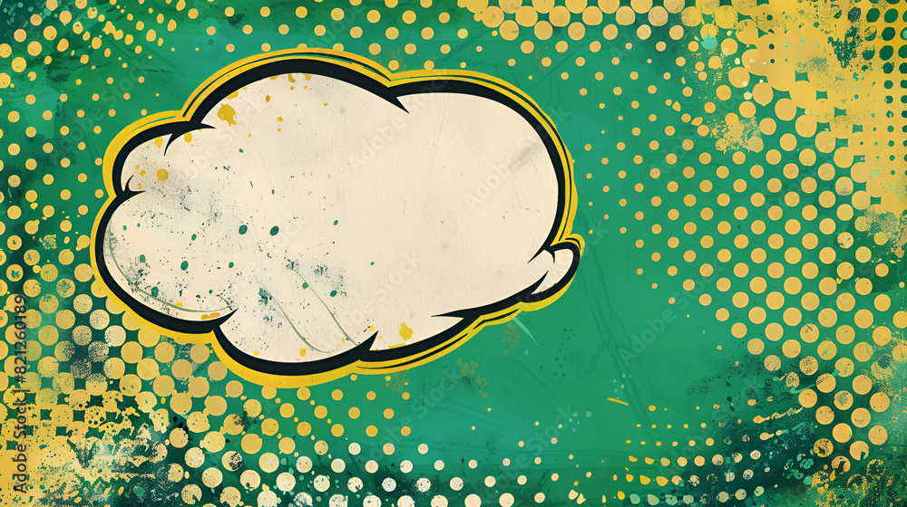 Abstract creative concept comic pop art style blank, layout template ...