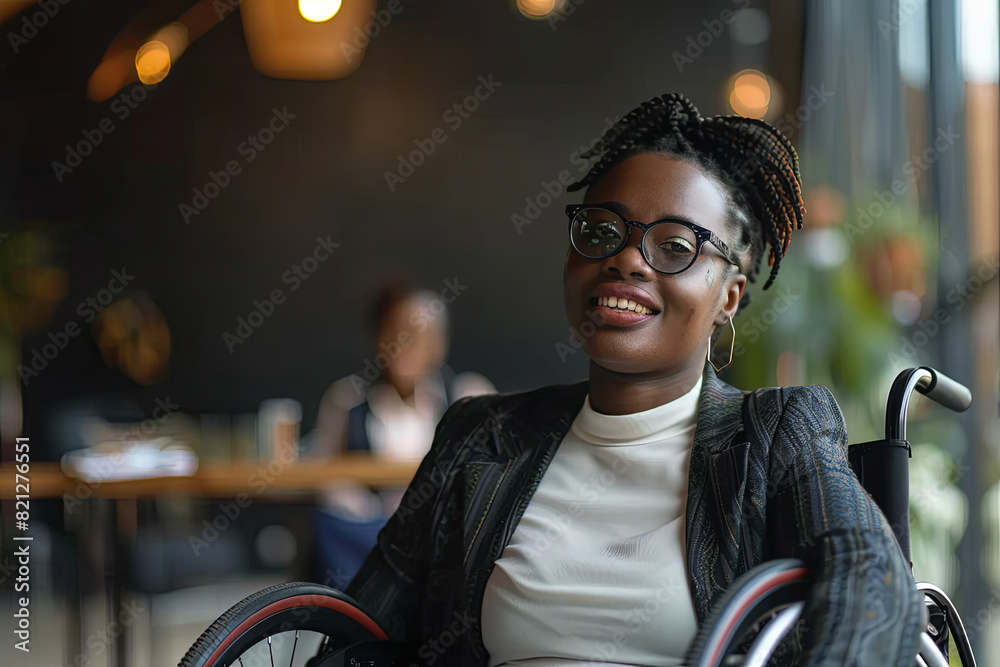 Person with a disability in a leadership role, challenging stereotypes ...