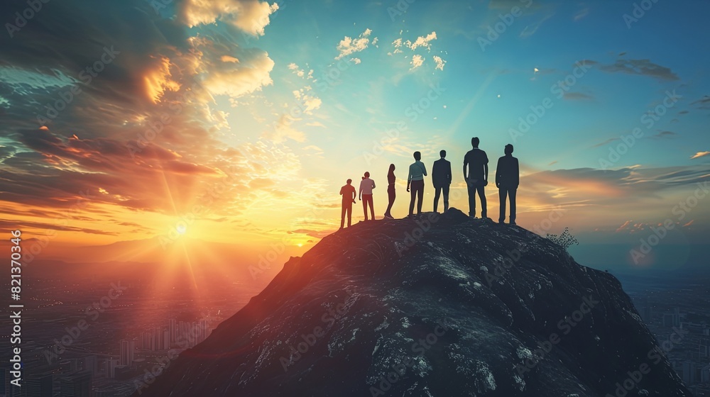 Leadership-themed visuals often convey a sense of authority and trust ...