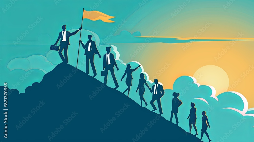 Leadership-themed visuals often convey a sense of authority and trust ...