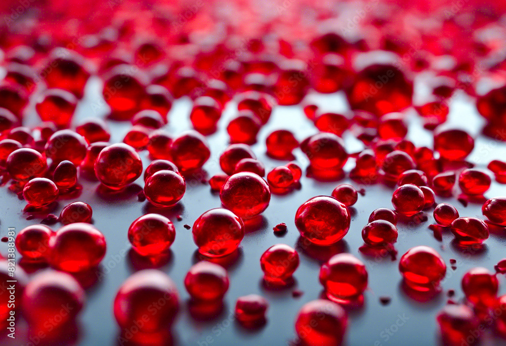 Red Blood Cells Under Microscope Scientific Study of Hematology Stock ...