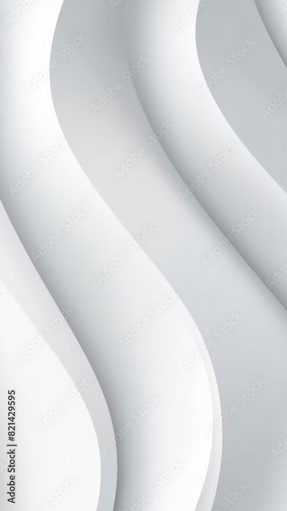 Abstract white and light gray wave modern soft luxury texture with ...