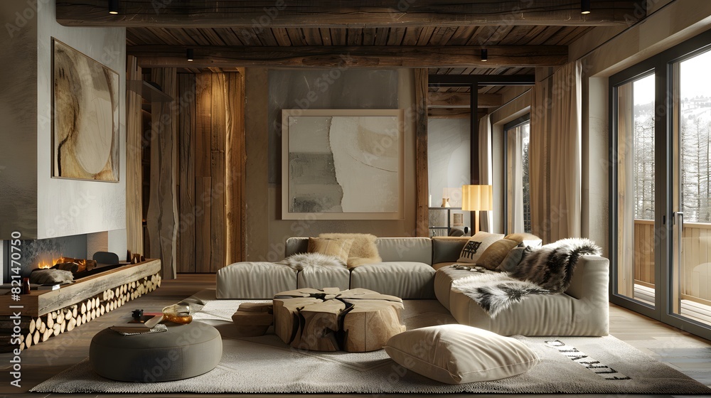 Modern Rustic: Combining modern and rustic elements, this style ...