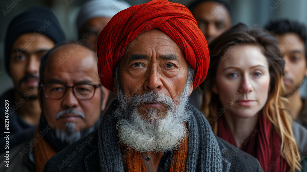 Poster portrait of people from culturally and linguistically diverse ...