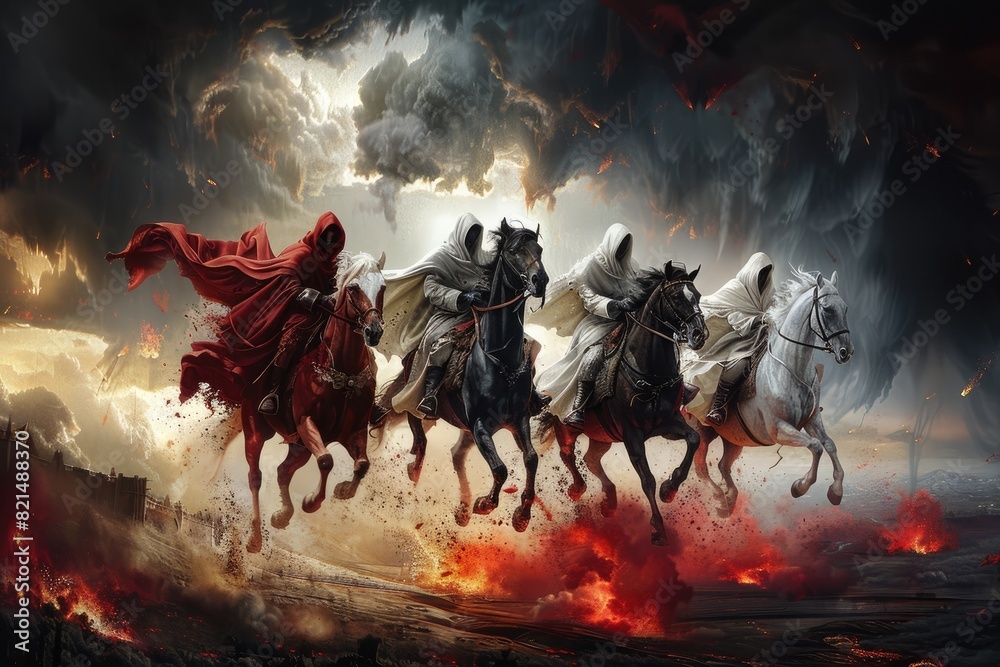 Apocalyptic quartet: 4 horsemen of the apocalypse - the mythical ...