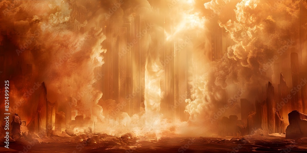 Gods judgment day gates open for chosen few damned cast into abyss ...