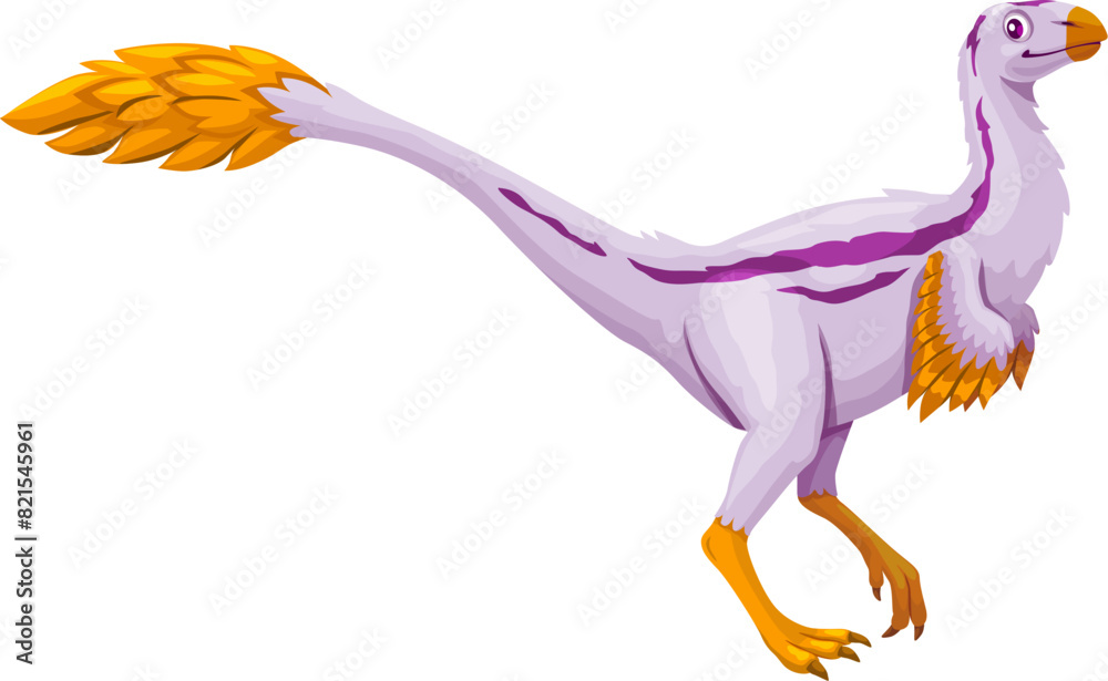 Cartoon zephyrosaurus dinosaur character. Isolated vector small ...