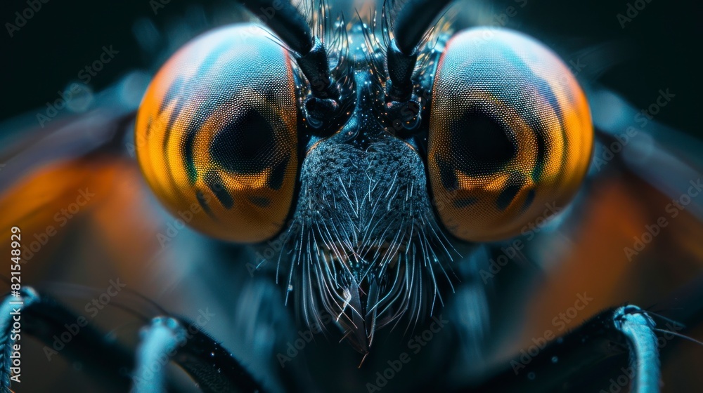 Macro photography of insect eyes top view - Exploring the detailed ...
