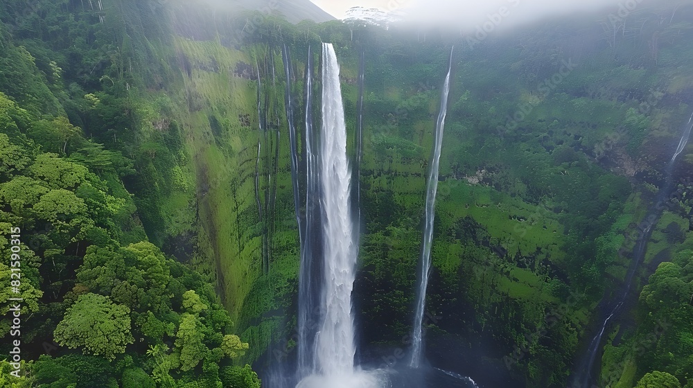 Towering Waterfalls of Akaka Falls State Park Big Island Hawaii s ...