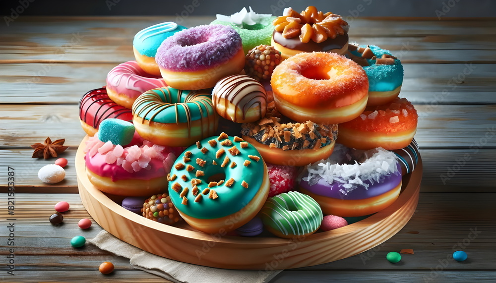 Indulge in the sweet celebration of National Donut Day with our vibrant ...
