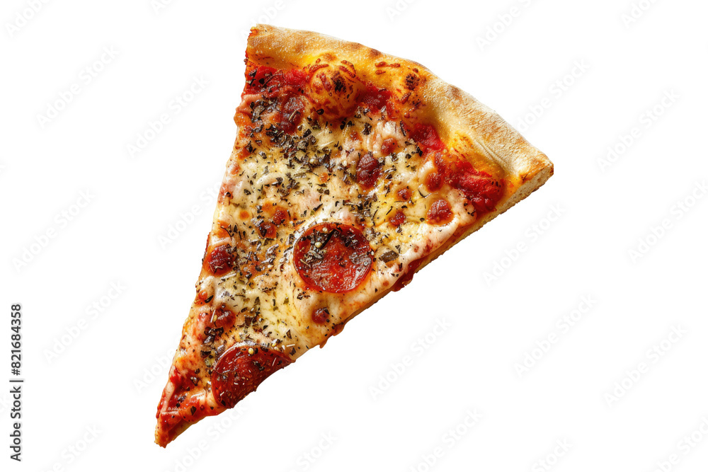 Pizza slice isolated on transparent background Stock Photo | Adobe Stock