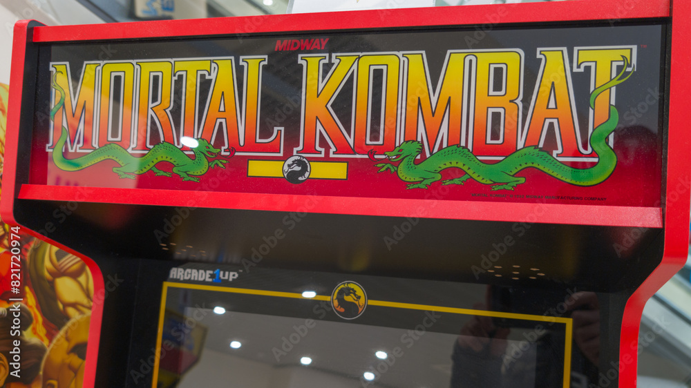 mortal kombat ii arcade 1 up classic video game controller on Arcade ...