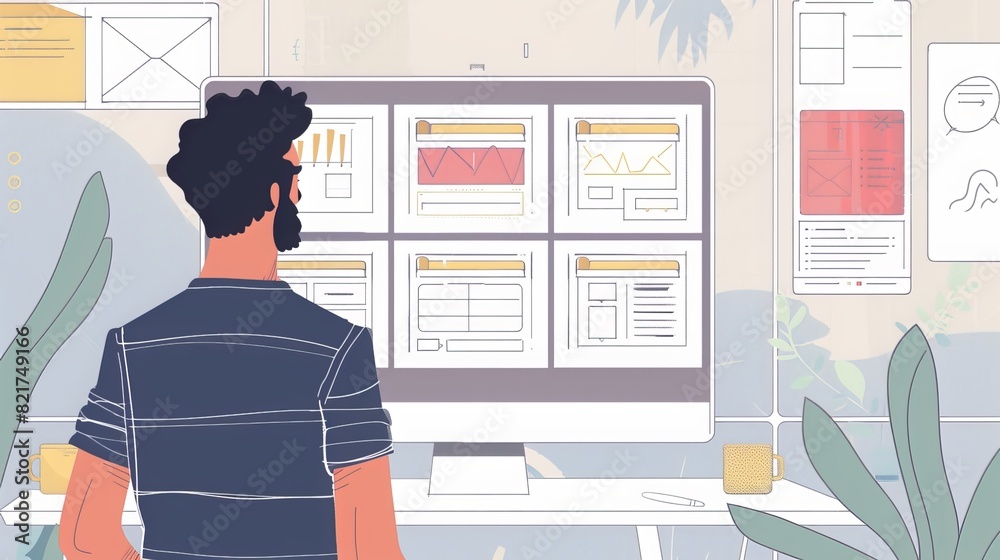 UX/UI Designer Enhancing User Experience: A UX/UI designer focuses on ...