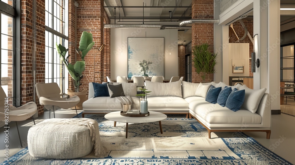 Interior Designer Transforming Spaces: An interior designer transforms ...