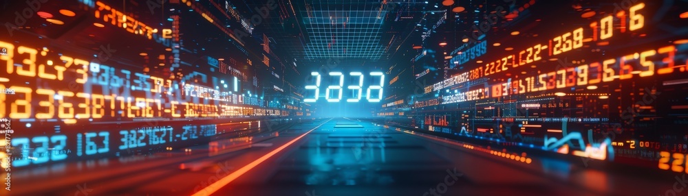 Modern set of digital abc characters for LCD monitors and scoreboards ...