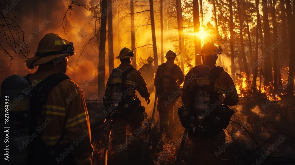Wildland fire fighters and their wives and families battling deep in ...
