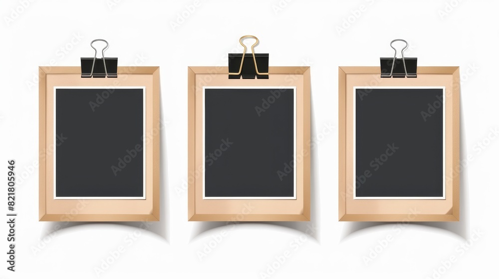 An isolated realistic portrait of a woman. Isolated modern photo frame ...