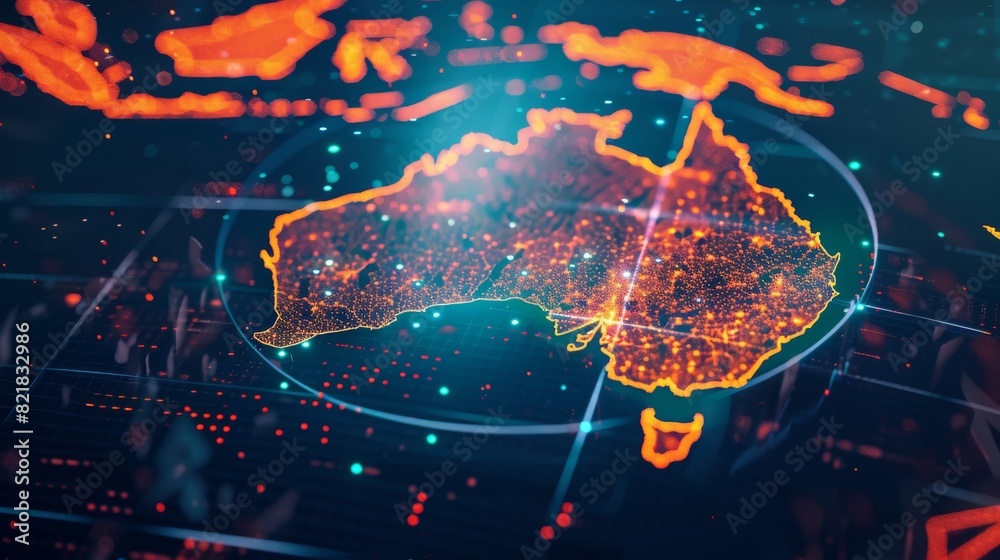 Global networks and connectivity, business exchange, information and ...