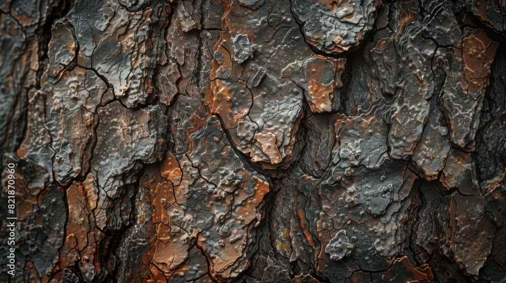 Coarse and rugged texture, resembling the roughness of tree bark. Stock ...