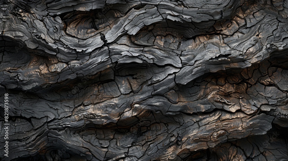 Coarse and rugged texture, resembling the roughness of tree bark. Stock ...