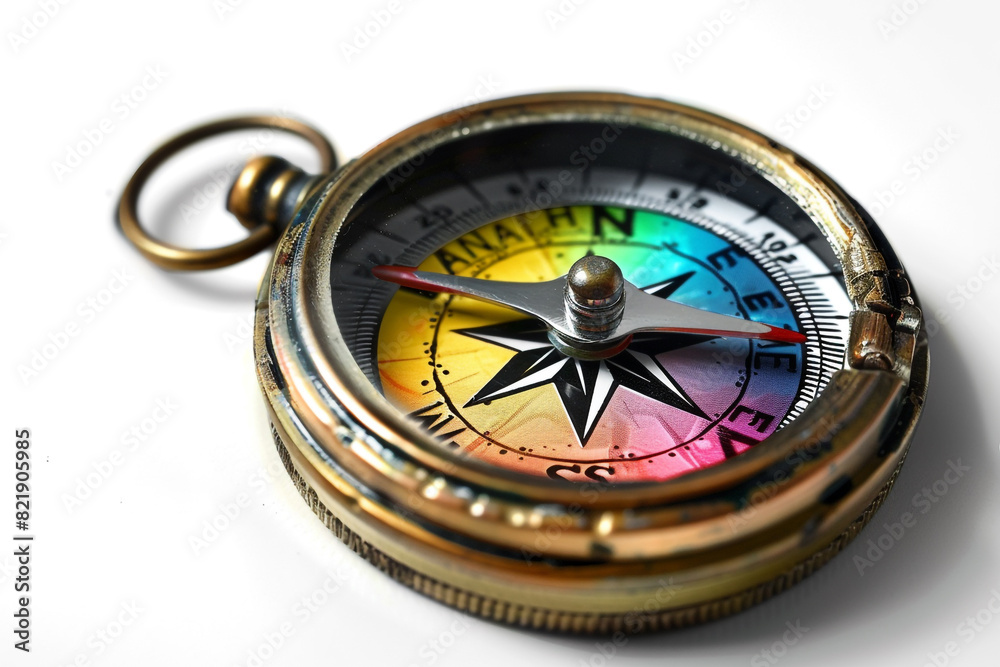 The Leadership Compass, A compass with leadership qualities instead of ...