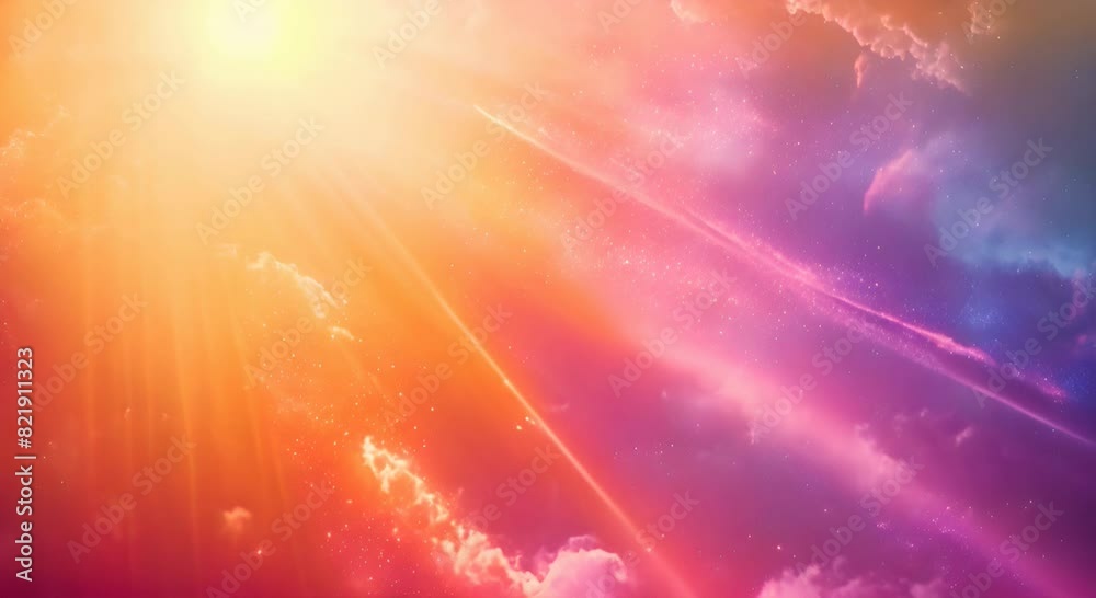 light rays focused at the center with a motion effect abstract ...