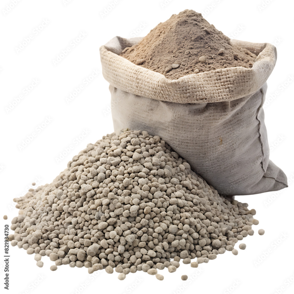 cement and Gray Construction Bajri Stone on transparent background ...