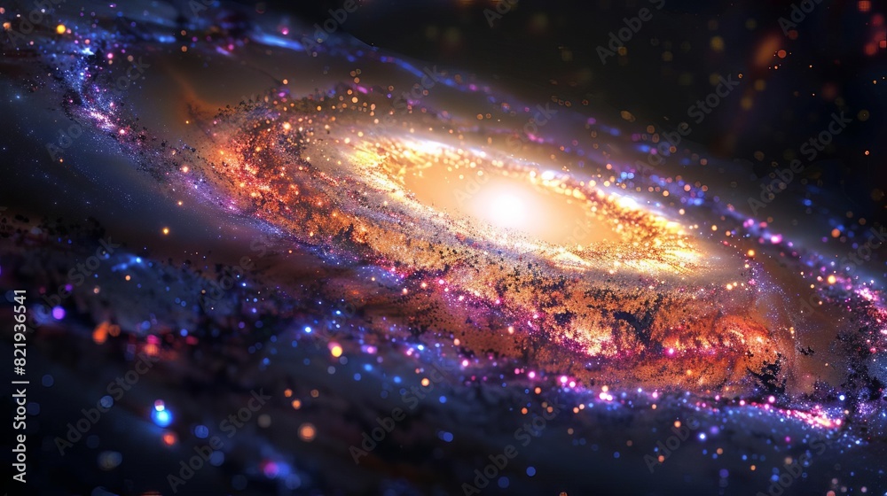 Galaxy Shaped by Quantum Particles A galaxy formed from quantum ...