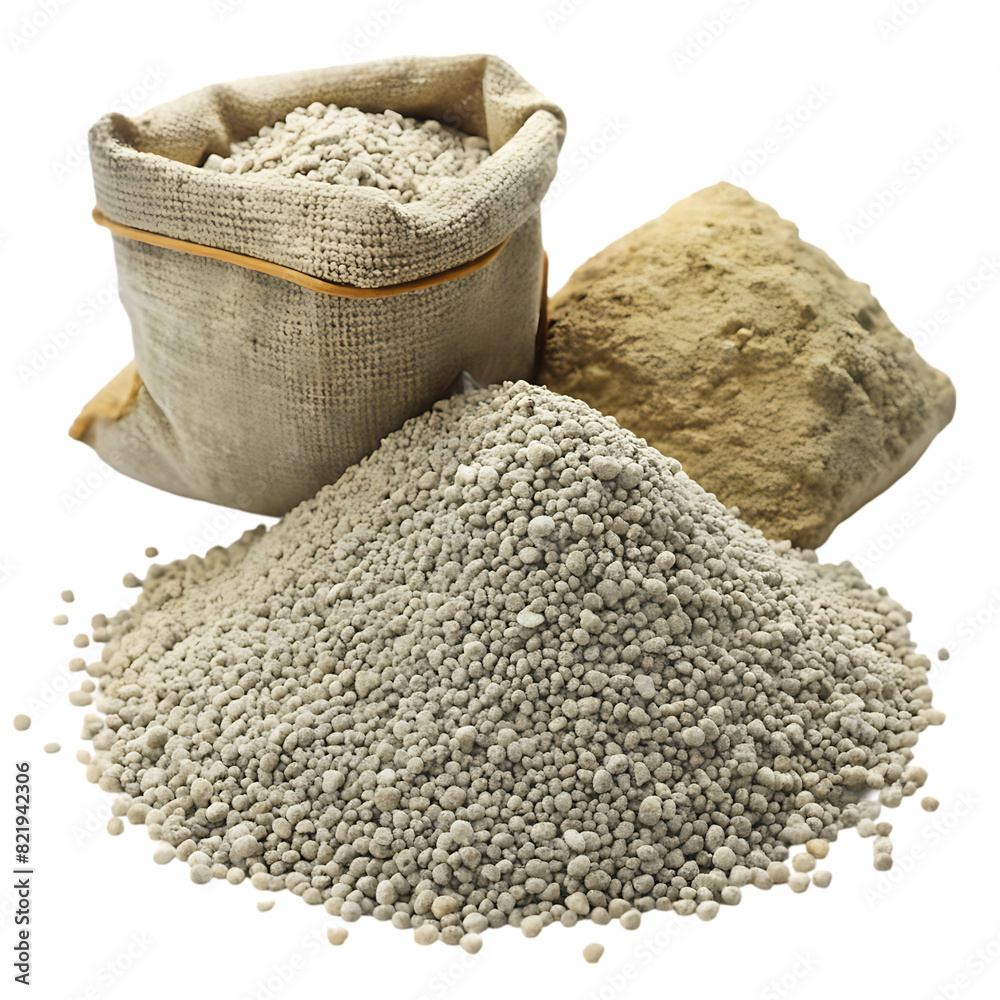 cement and Gray Construction Bajri Stone on transparent background ...