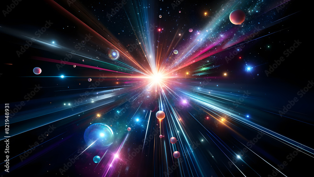 Stellar Explosion A Dynamic Burst of Light and Color in the Cosmos ...