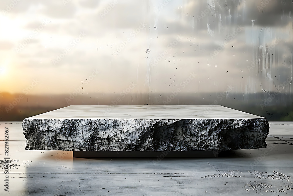 countertop splay showcase studio table background 3d for perspective ...