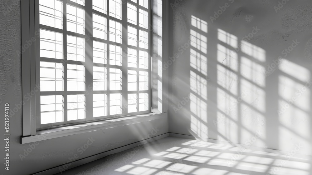 PNG overlay effect with transparent background for window shadows Stock ...