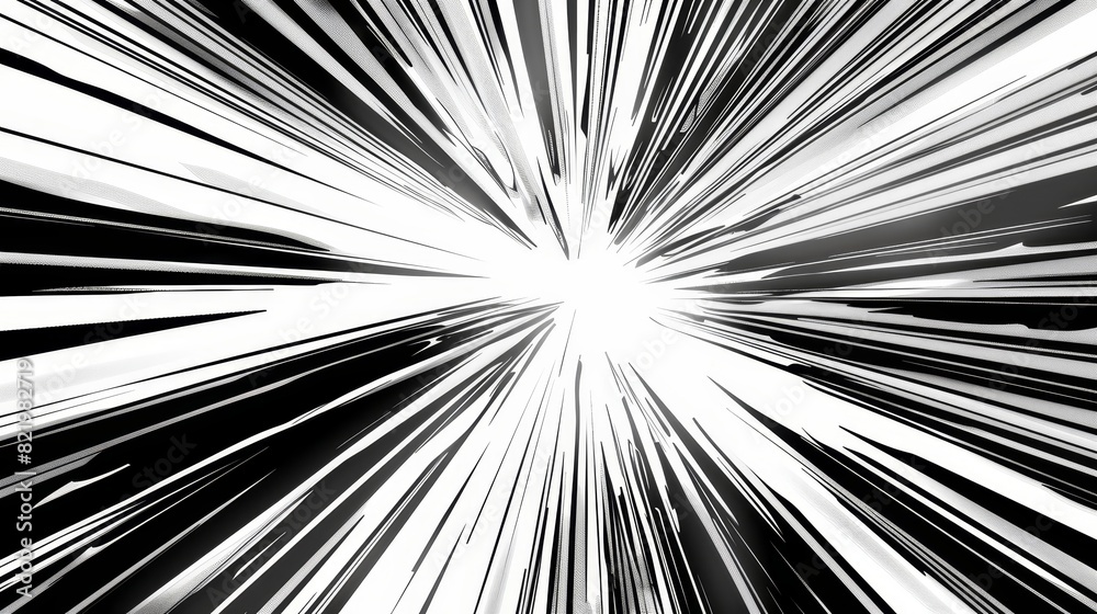 Enjoy the dynamic energy of manga and anime inspired comic speed lines ...