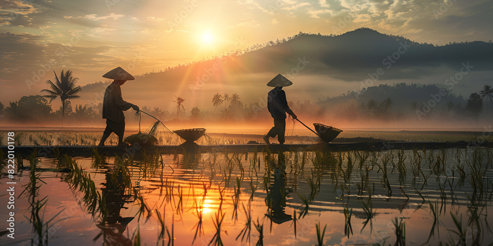 Rice Harvest: A Labor of Love Farming Techniques for Rice Fields ...