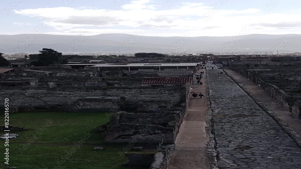 Pompeii, an ancient Roman city, was famously preserved by the ...
