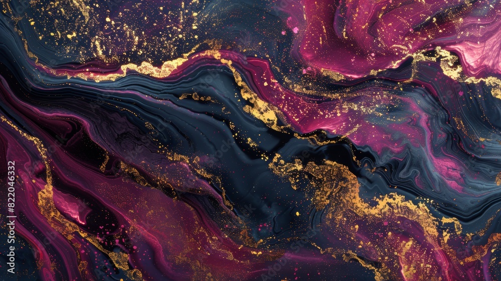 Rich, deep colors blend together, creating a luxurious and opulent ...