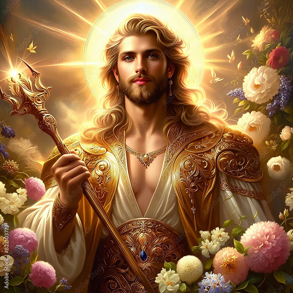 Baldr, the Norse god of light and purity known for his beauty and ...