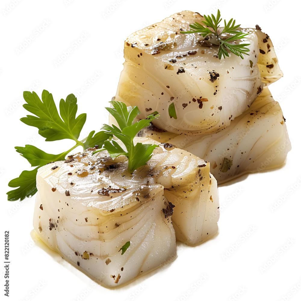 Bacalao al pil-pil, transparent background, isolated image, generative ...
