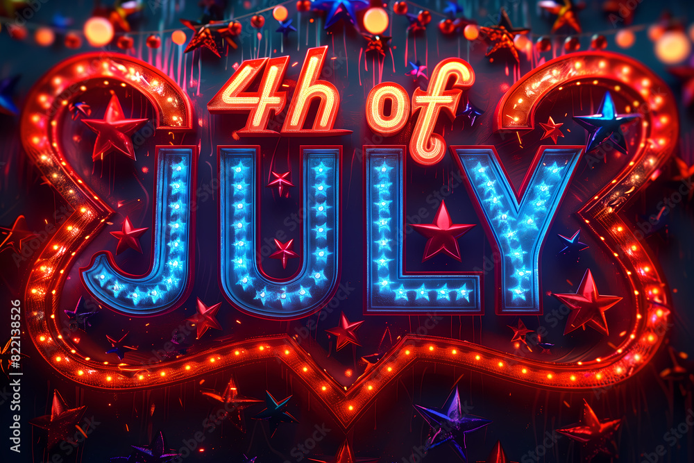 Patriotic vintage sign. Patriotic retro sign. 4th of july retro sign ...