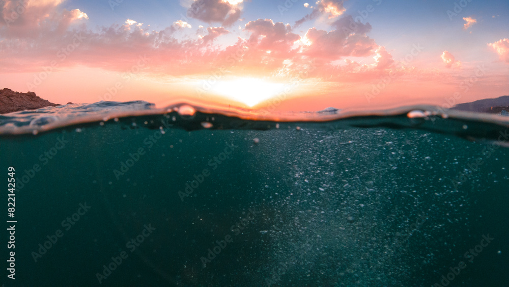 bubbles, bubbles undersea, undersea, green water, underwater, crystal ...