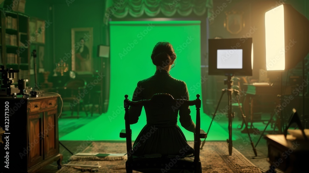 During the shooting of a new blockbuster, a famous female director ...