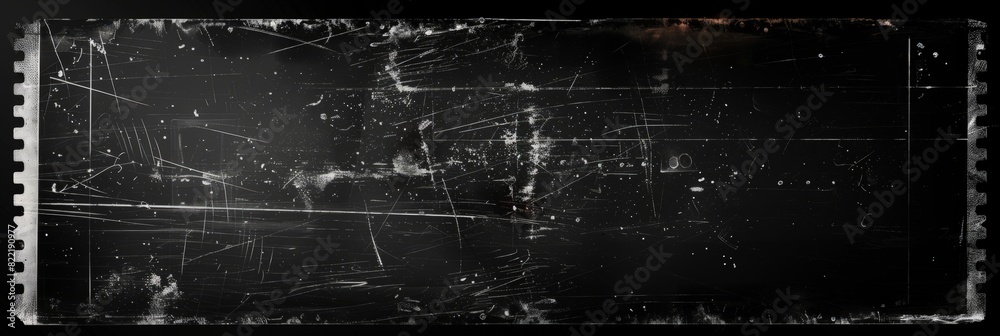 Black and white film negative texture background with dust, scratches ...
