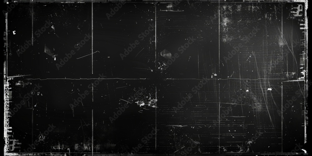 Black and white film negative texture background with dust, scratches ...