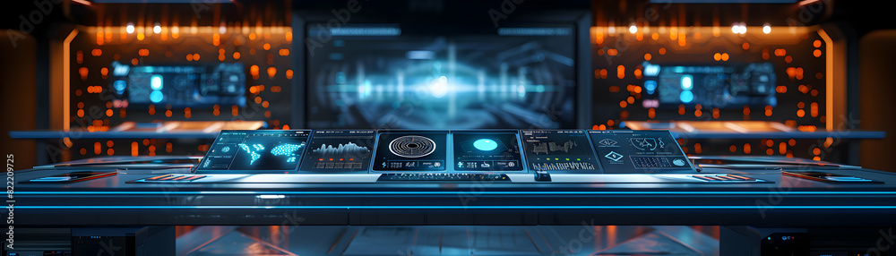 Interactive Efficient: Smart Desk with Integrated Screens Touch ...