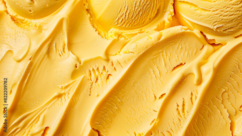 Texture background of mango creamy ice cream Stock Photo | Adobe Stock