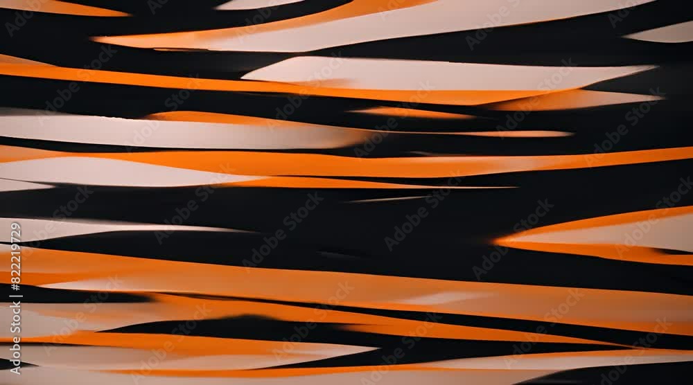 Grunge brush strokes animation with bold, messy lines. Abstract hand ...