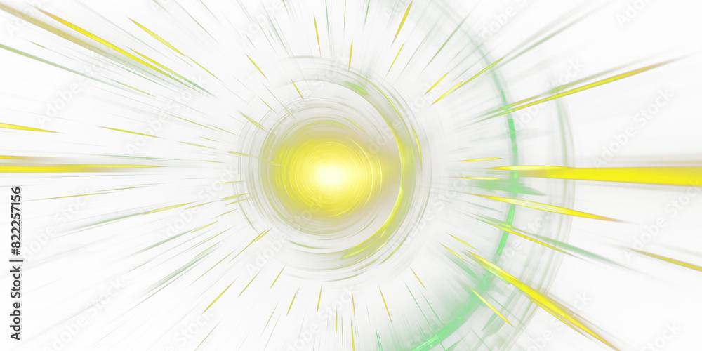 ภาพประกอบสต็อก Shining speed flash. Warp burst. Futuristic tech. Sci-fi ...
