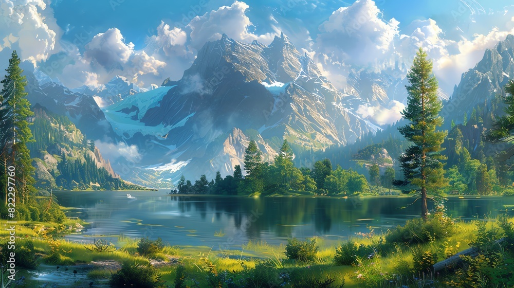 Explore the beauty of the natural world with vibrant landscapes and ...